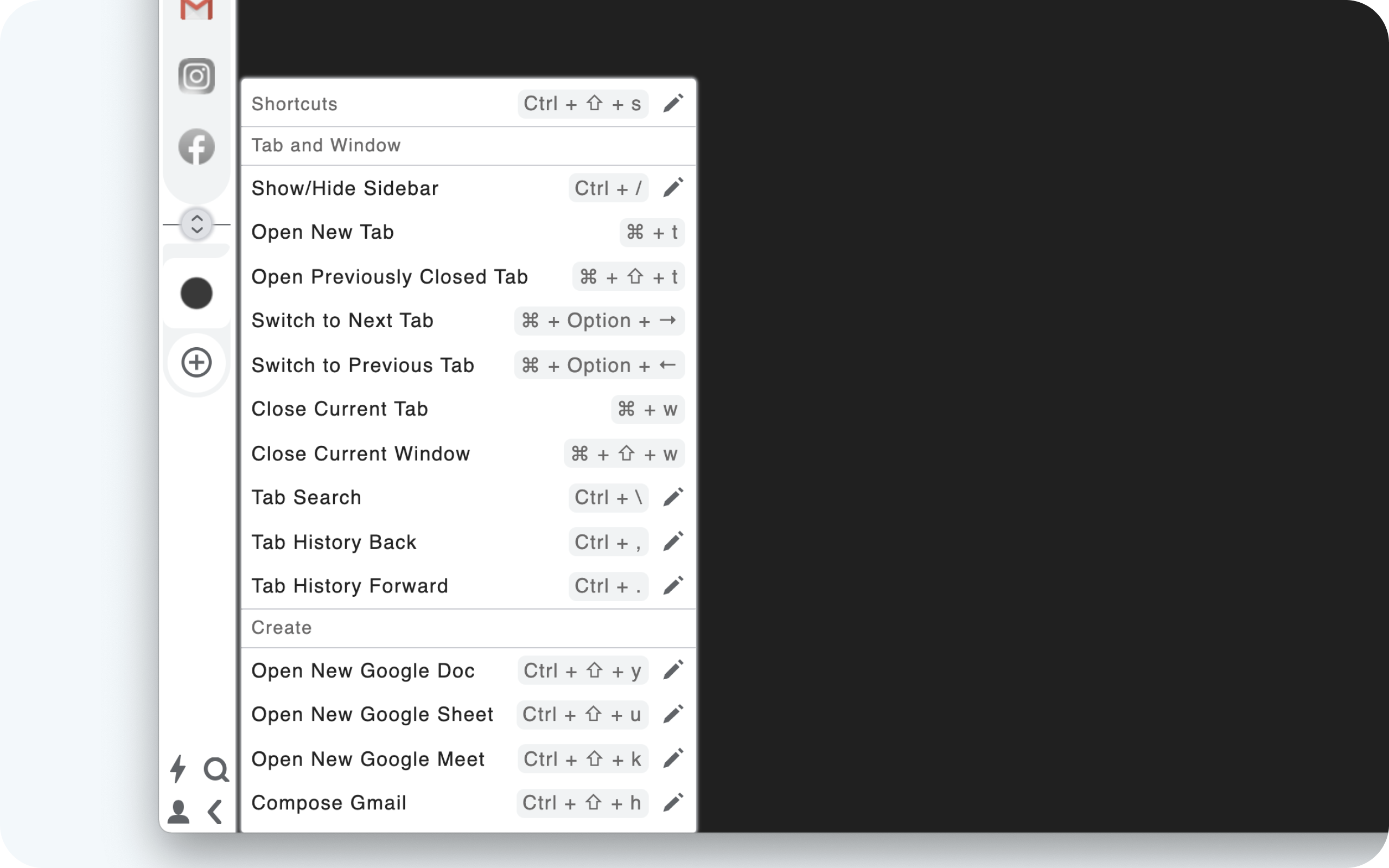 Superhuman Shortcuts - Feature | Switch Extension